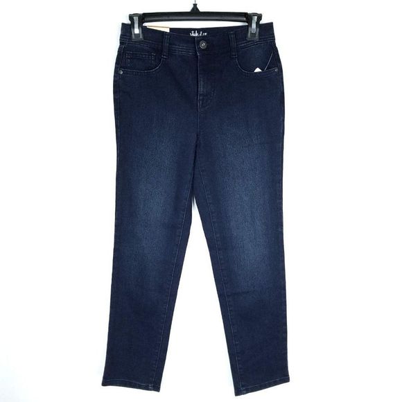 Style And Co Jeans Style Co High Rise Tummy Control Slim Leg Jeans
